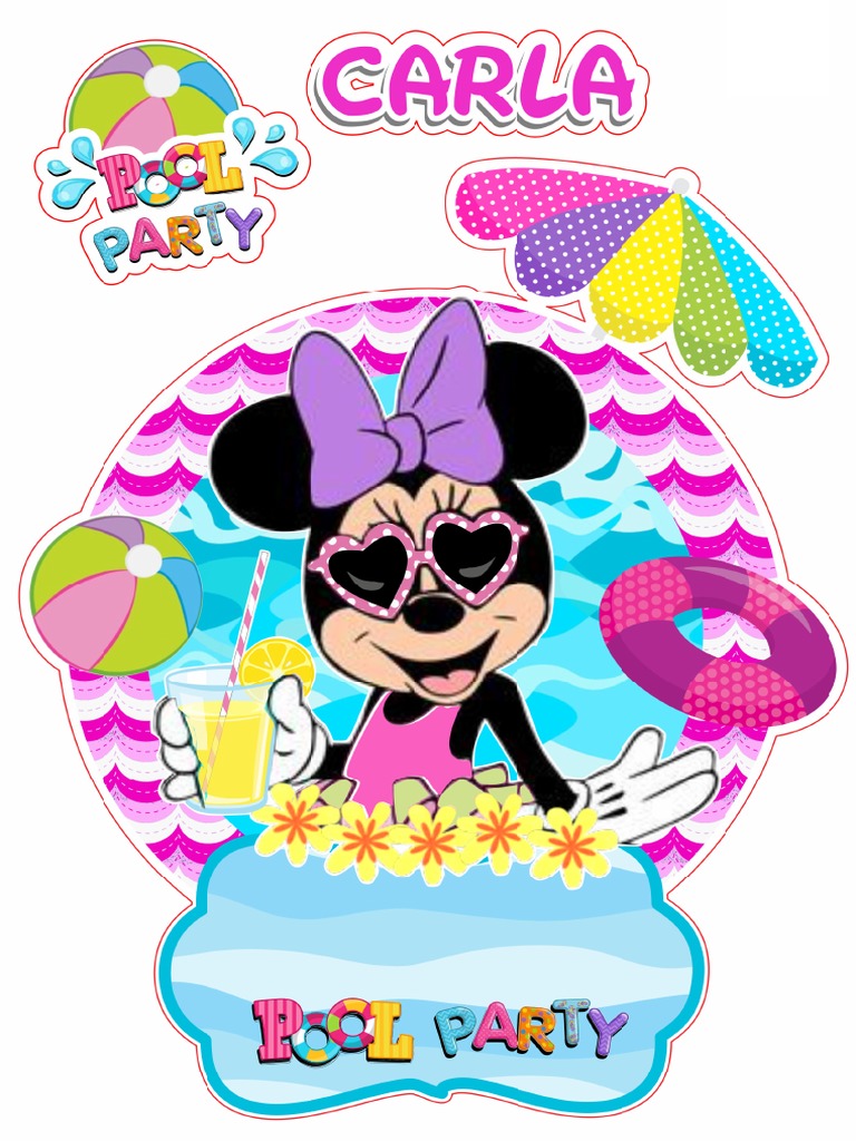 Topper Minnie Pool Party | PDF