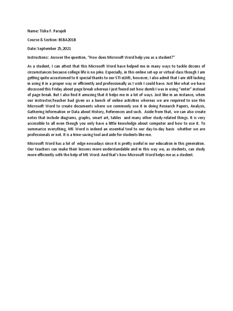 01 eLMS Activity 1 - ARG | PDF