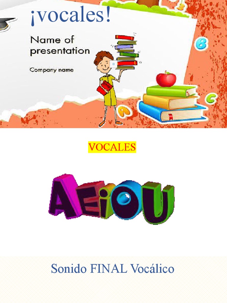 Sonido Final Vocalico | PDF