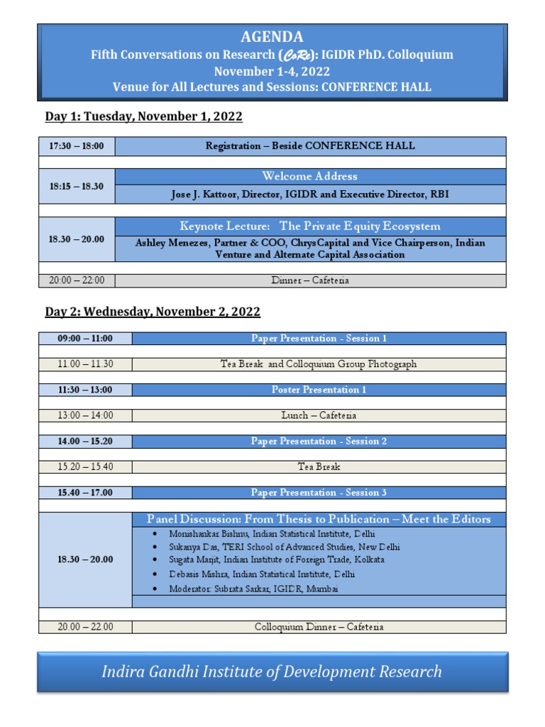 FINAL Agenda CoRe 2022 | PDF