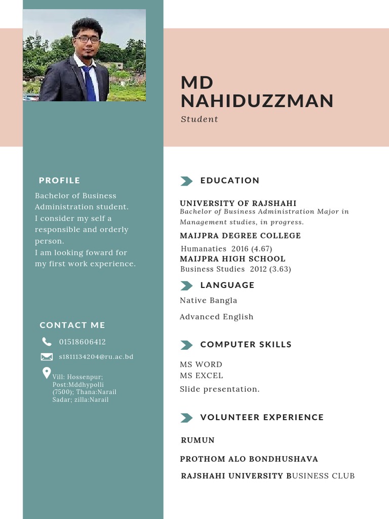 Business Administration Student Profile | PDF