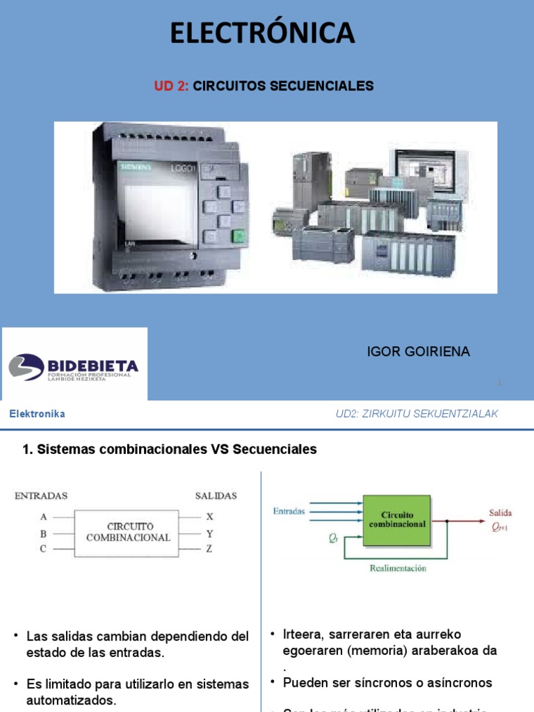 02-Circuitos Secuenciales | PDF | Electrónica | Ciencias de la Computación