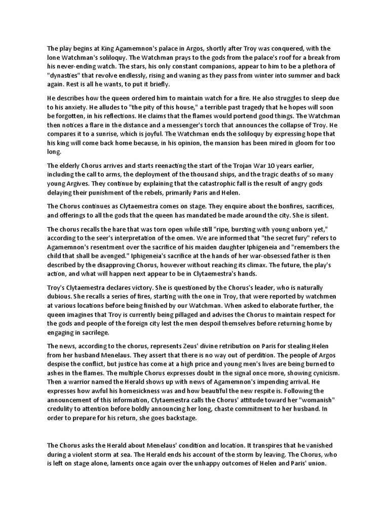 Agamemnon New | PDF | Clytemnestra | Agamemnon