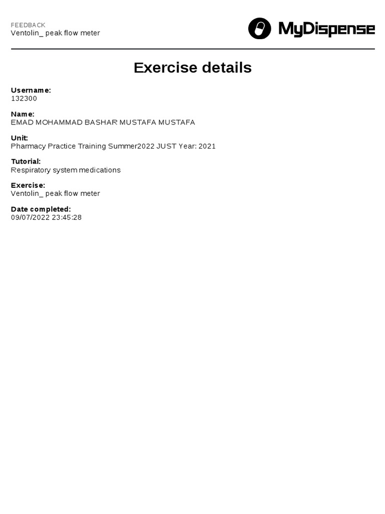 Respiratory System Medications Ventolin Peak Flow Meter 132300 2022 09 ...