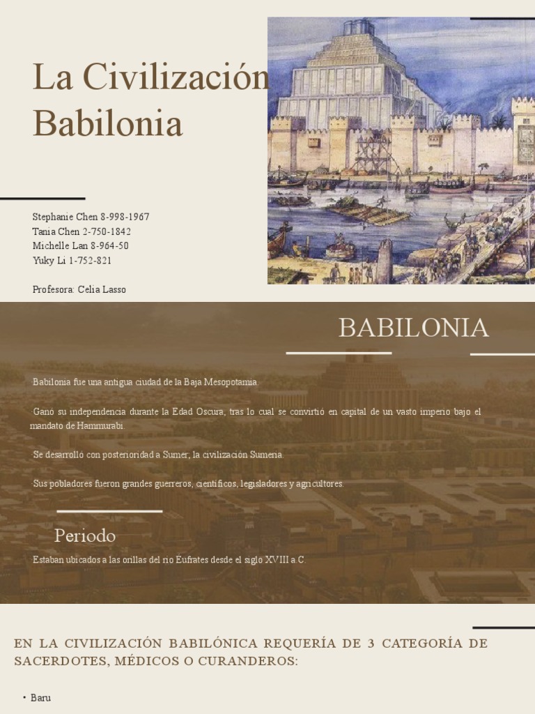 La Civilización Babilónica y su Medicina | PDF | Babilonia | Mesopotamia