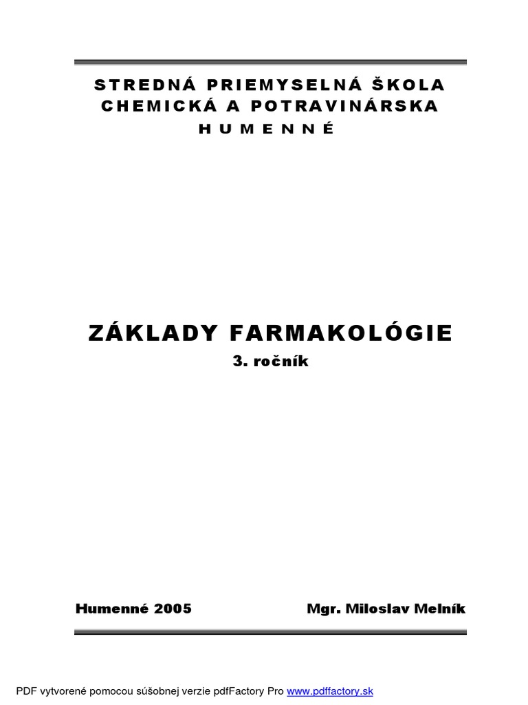 Farmakologia 3 | PDF
