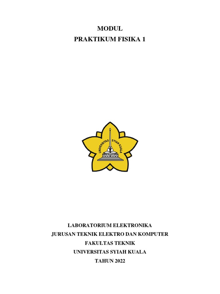 Modul Praktikum Fisika 1 | PDF Modul Praktikum Fisika 1 | PDF