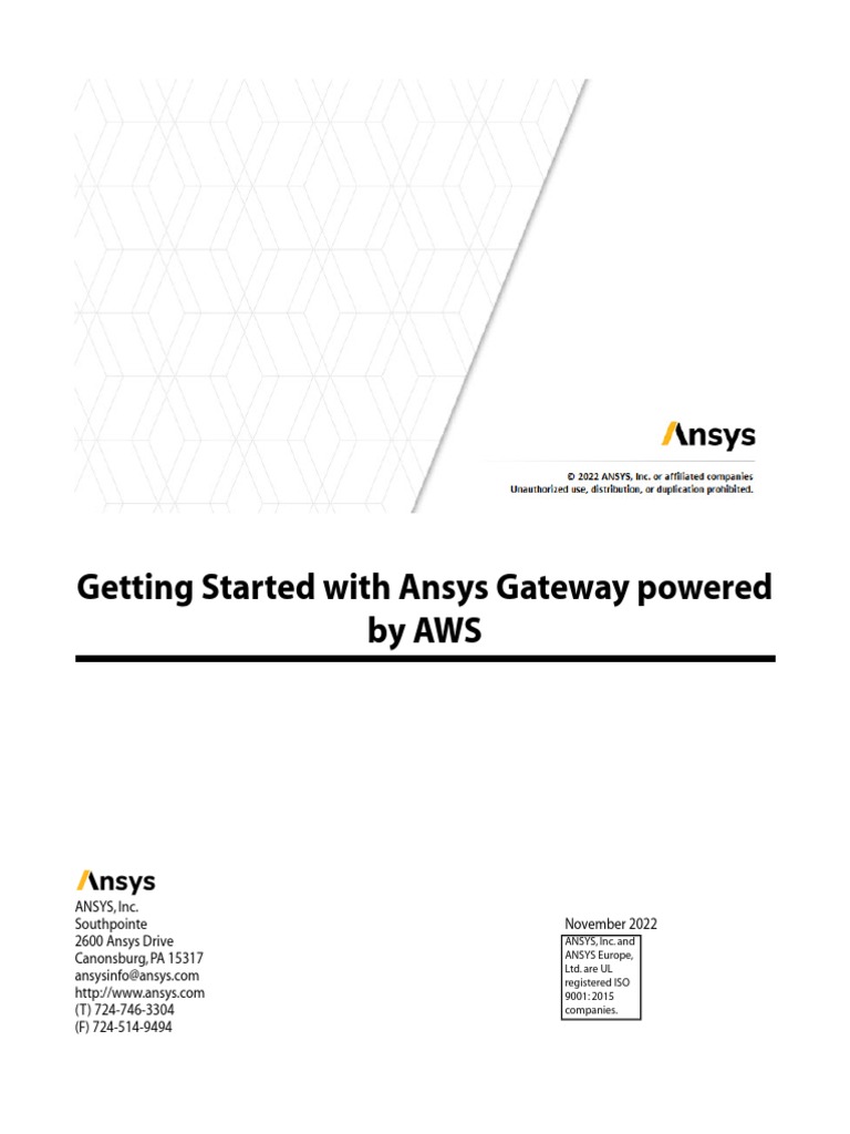 Getting Started With Ansys Gateway Powered by AWS | PDF | Remote Desktop Services | Cloud Computing