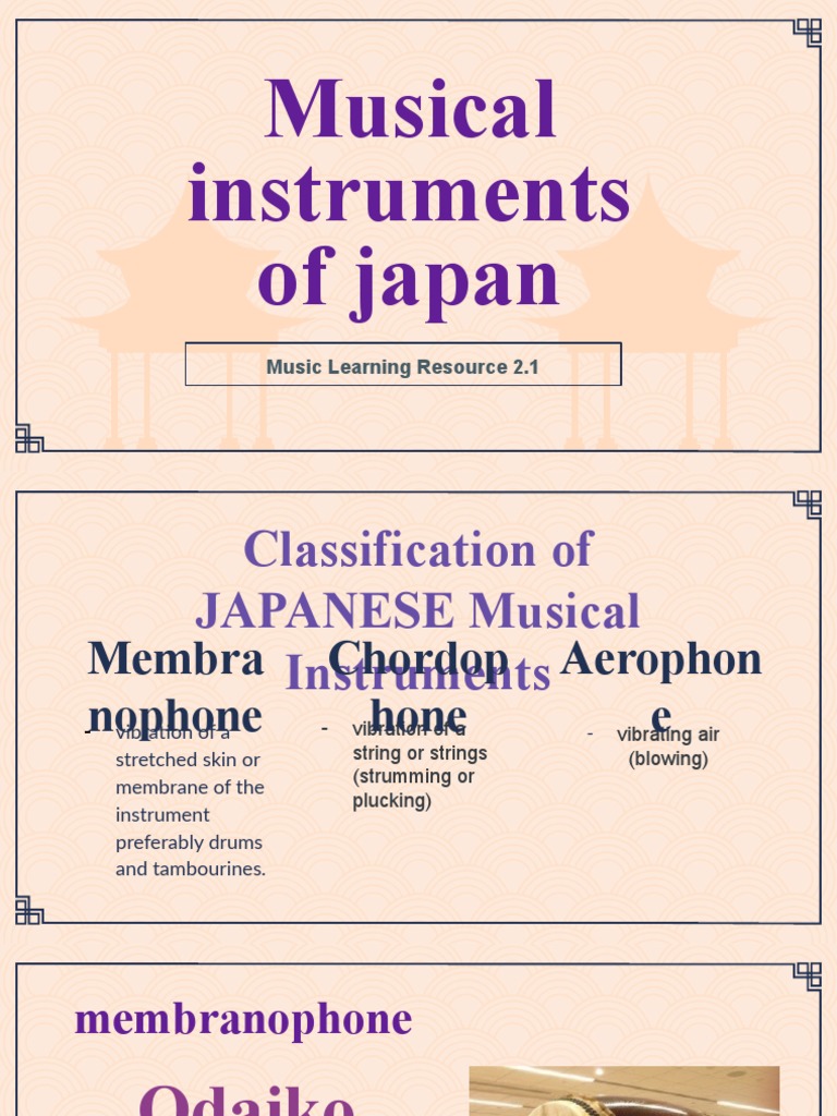 Japanese Musical Instruments | PDF | String Instruments | Organology