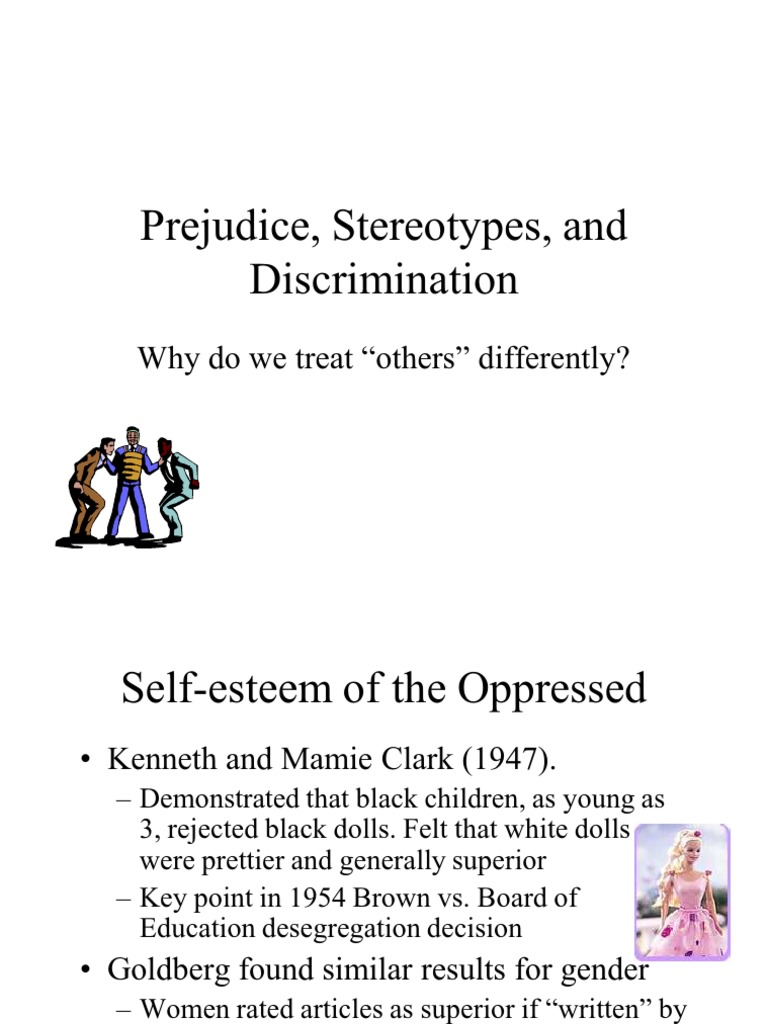 Prejudice Stereotypes and Discrimination | PDF | Stereotypes | Prejudices