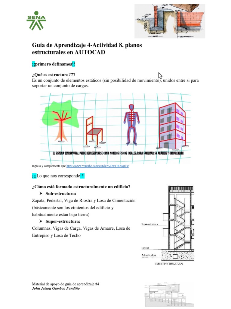 Conceptos Estructurales | PDF | Fundación (Ingeniería) | Viga (Estructura)