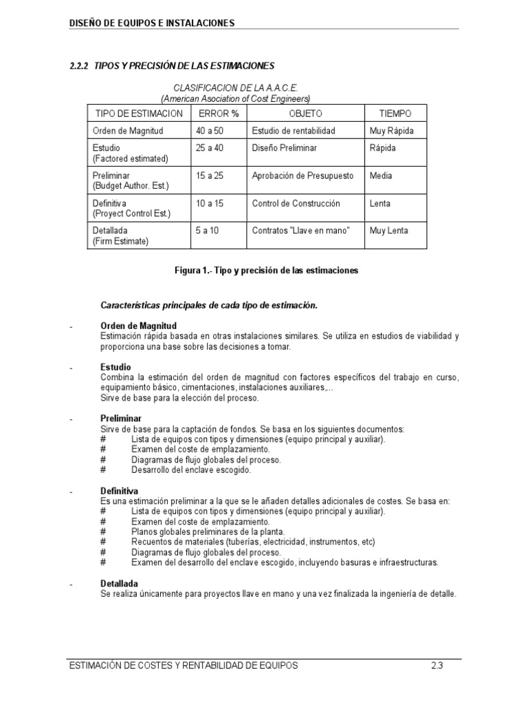 Coste de Instalación y Regla de Williams | PDF | Química | Sustancias ...