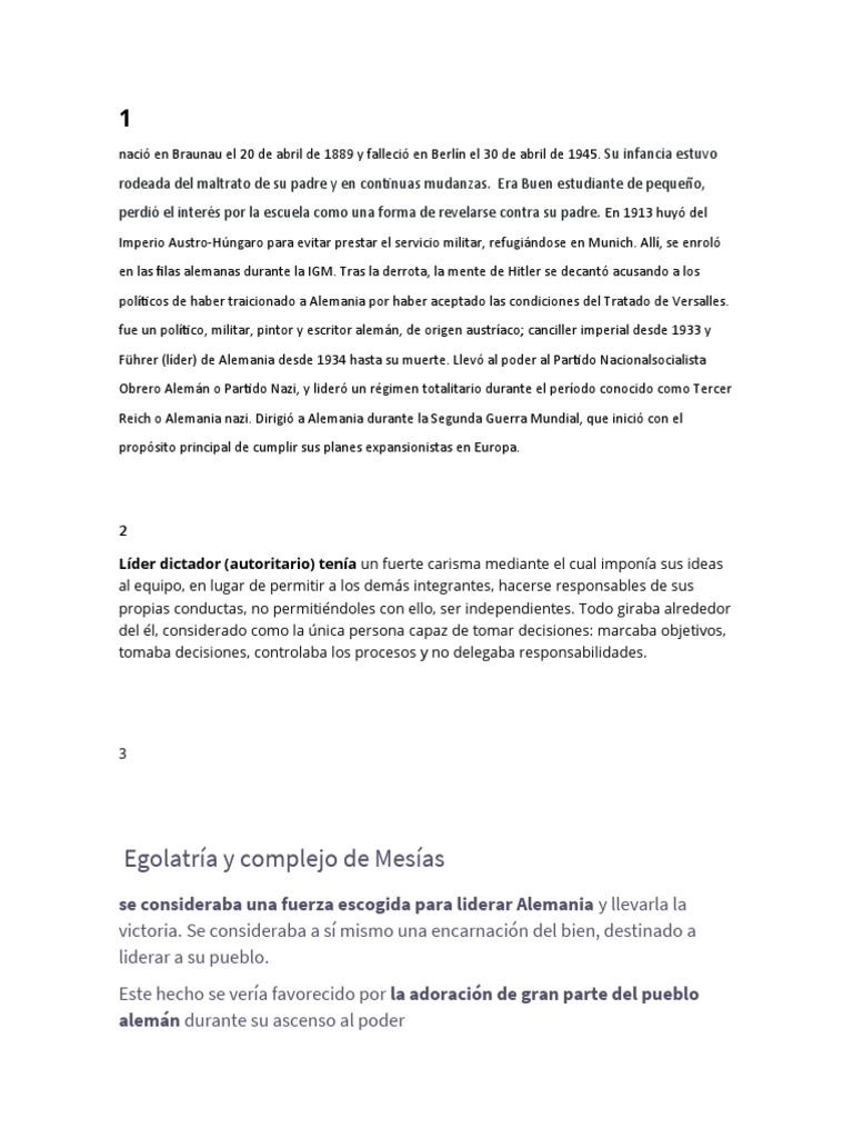 Exposicion Adlfo Hitler | PDF | Alemania nazi | Adolf Hitler