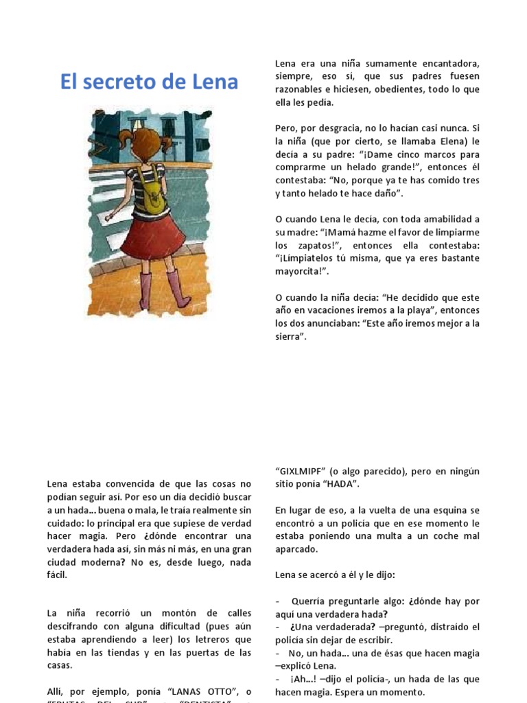 4 - El Secreto de Lena | PDF | Verdad | Té