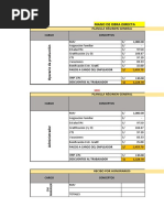 Hoja de Costos y Presupuestos | PDF | Condimentos | Presupuesto