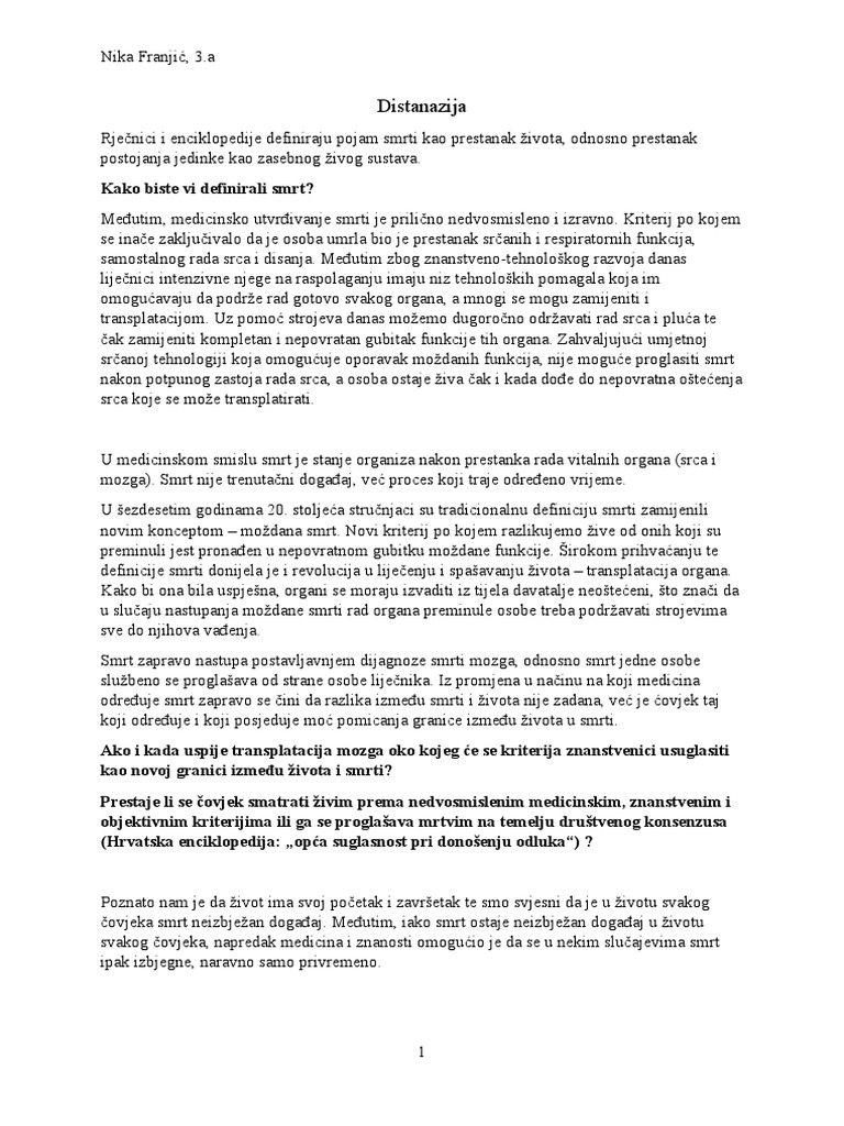 Referat Iz Etike | PDF