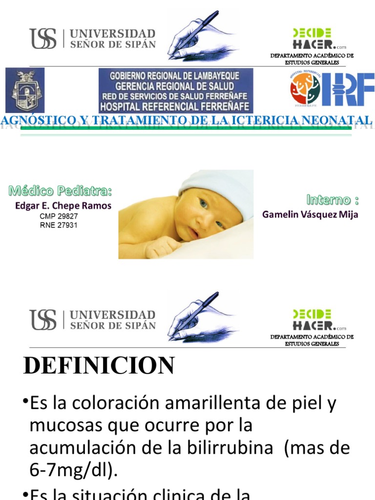 Ictericia Neonatal: Diagnóstico y Manejo | PDF | Especialidades Medicas ...