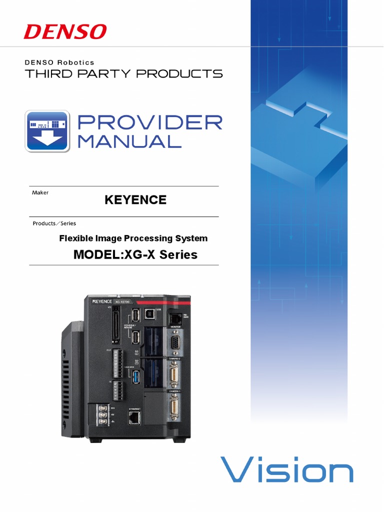Keyence XG-X Series User Manual | PDF | Computer Program | Programming
