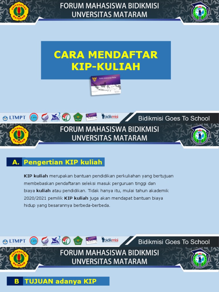 Cara Daftar Kip-K | PDF