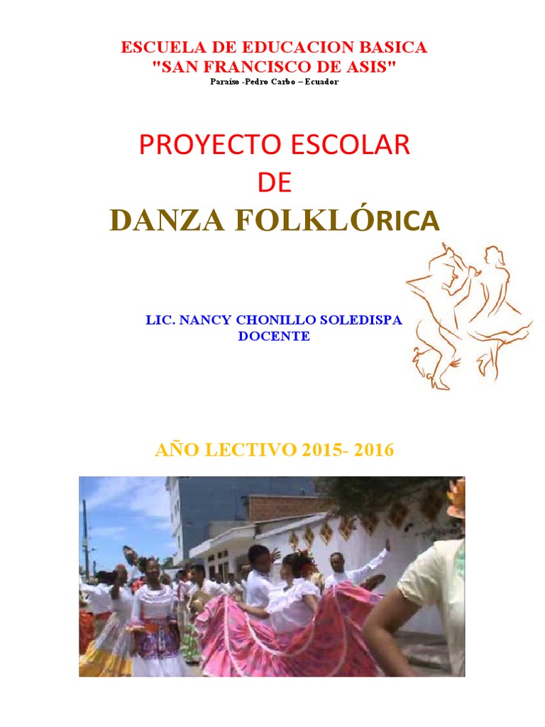 Proyectos-De - Danza Folklore 2 | PDF | Folklore | Educación primaria