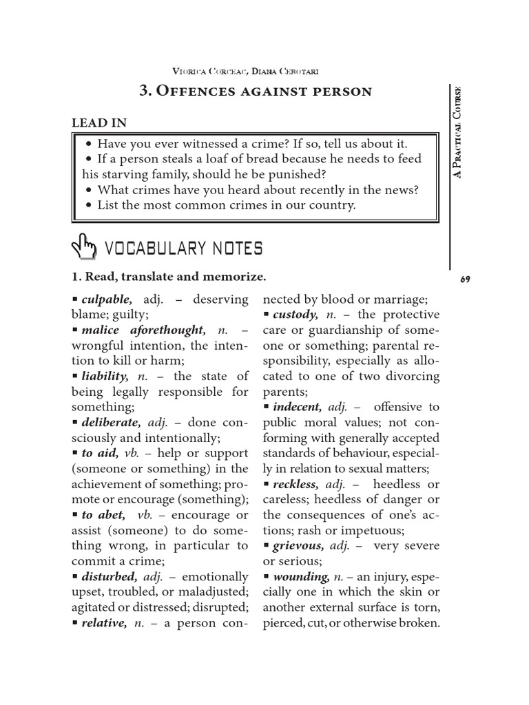 1.10. Off. Against Person | PDF | Assault | Manslaughter