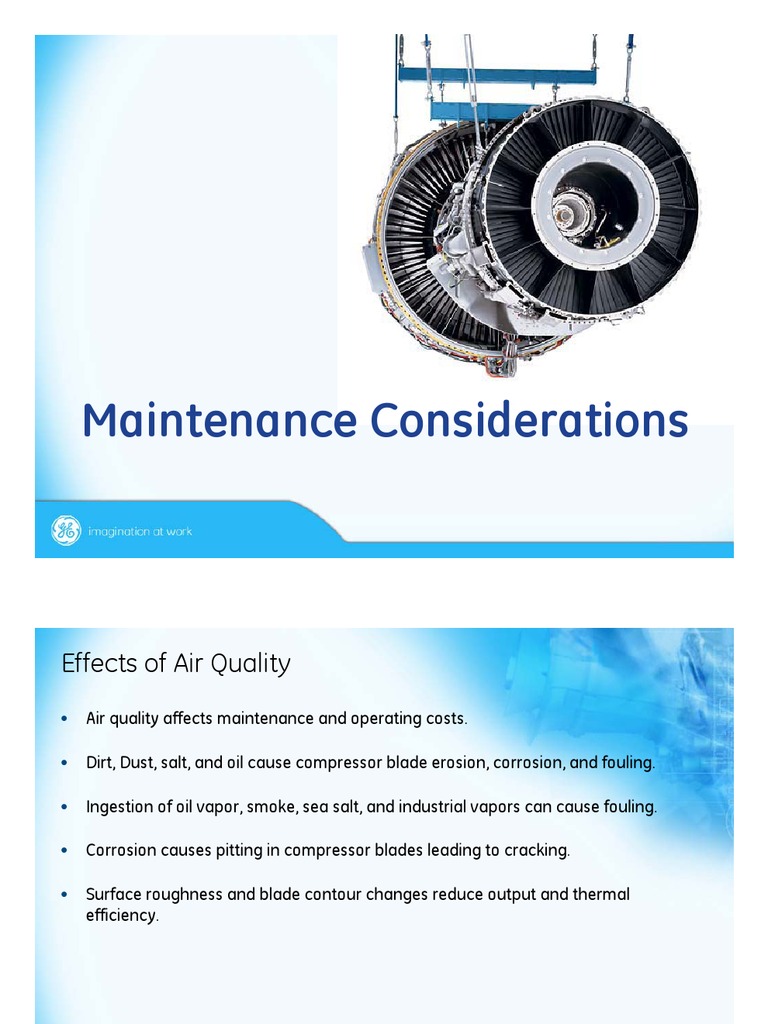 Compressor Maintenance Water Washing | Download Free PDF | Gas Turbine ...