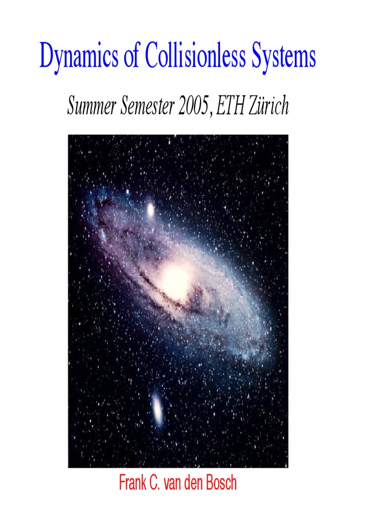 Collisionless Dynamics | PDF | Newton's Laws Of Motion | Force