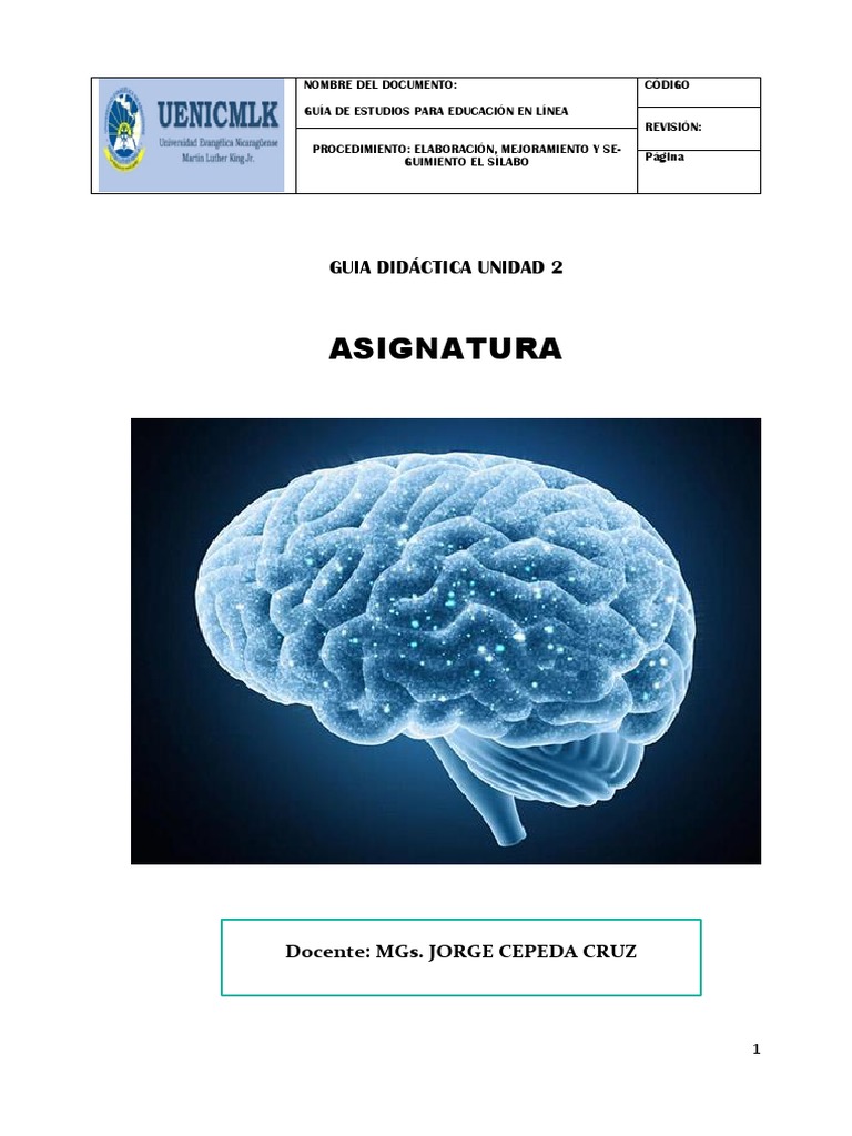 Guía de Actividades-Unidad 2 | PDF | Aprendizaje | Método de enseñanza