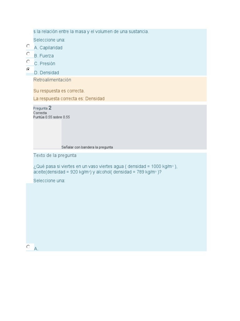 Densidad y Flotabilidad en Líquidos | PDF | Densidad | Líquidos