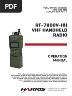 Harris Falcon III RF 7800v HH Handheld VHF Tactical Radio Brochure ...