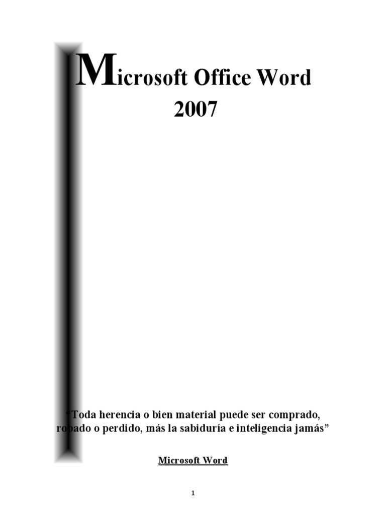 Folleto Microsoft Word | Descargar gratis PDF | Microsoft Word | Informática