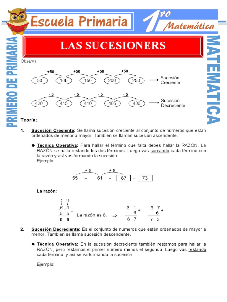 Sucesiones Crecientes y Decrecientes | PDF
