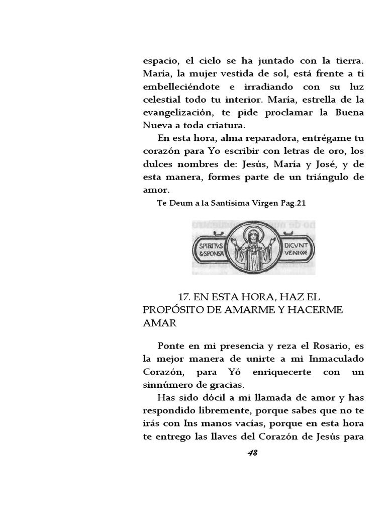 La Hora de Maria | PDF | María, madre de Jesús | Oración