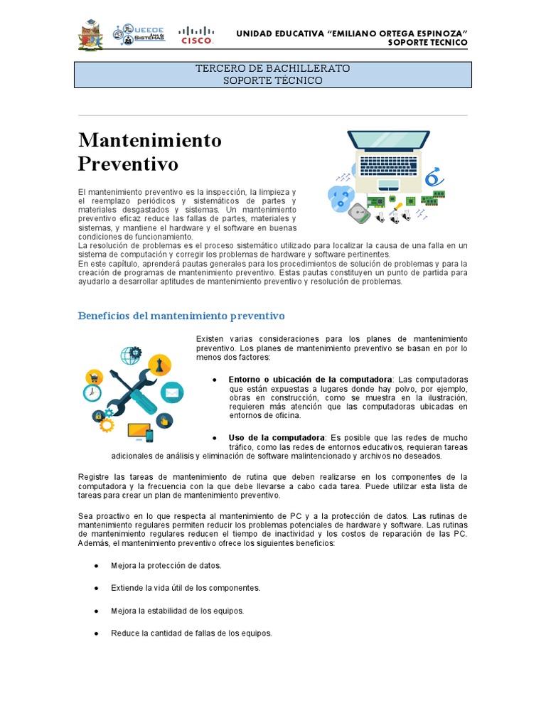 Itb - Mantenimiento Preventivo | PDF | Hardware de la computadora | Bios