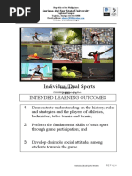 Pe 3 Module PDF | PDF | Athletic Sports | Racquet Sports