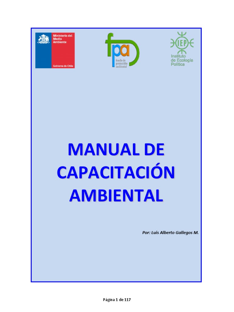 Manual de Capacitacion Ambiental | PDF | Gobernancia | Desarrollo sostenible