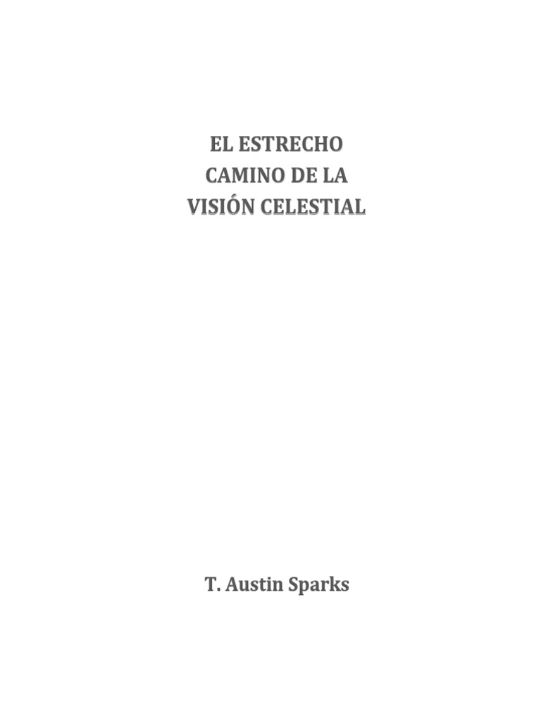 1221 - El Estrecho Camino de La Vision Celestial | PDF | Abrahán | Epístola a los romanos