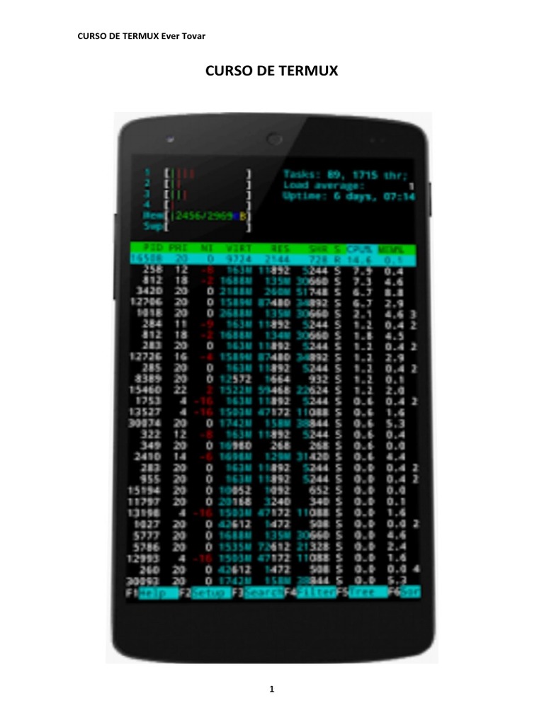 'Libro de Termux Ever Tovar' | PDF | Explotar (Seguridad Informática) | Internet