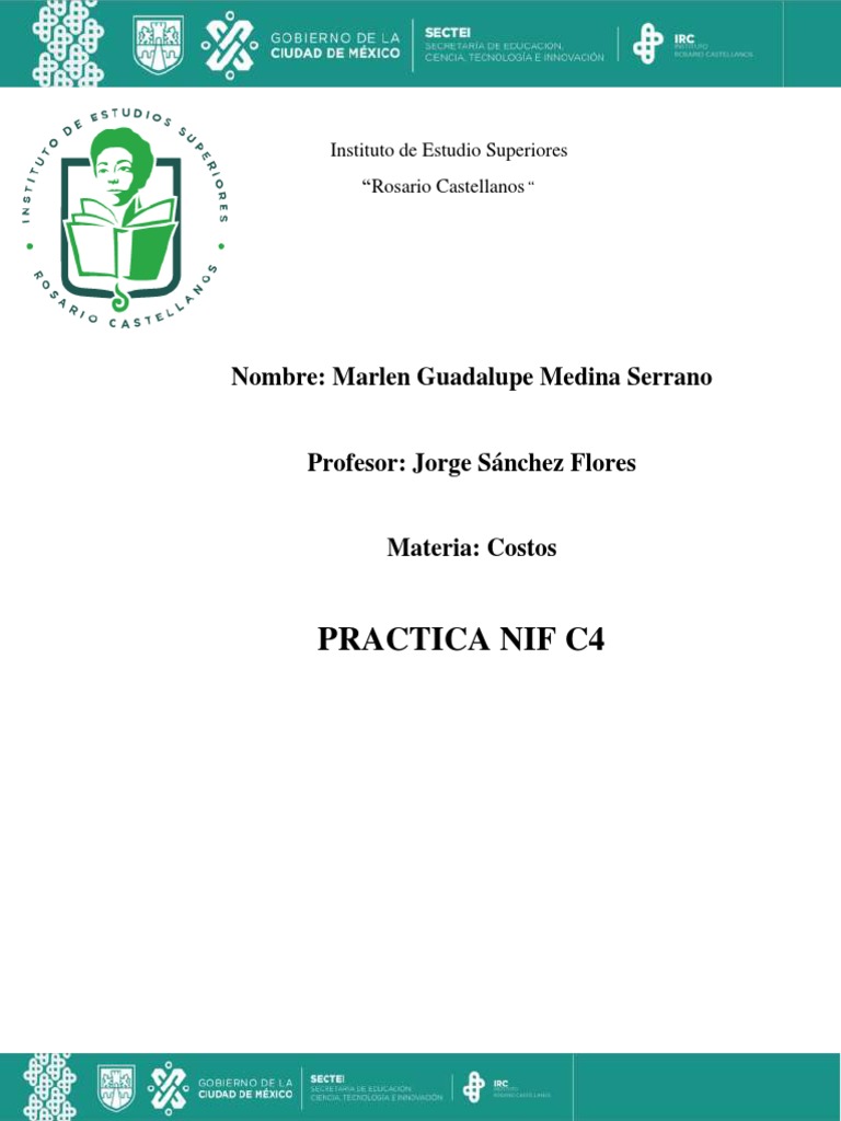 Practica Nif c4 | PDF