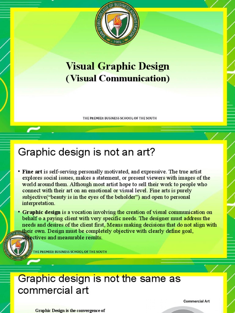 Visual Graphics Design - Lecture 1 Introduction | PDF | Graphic Design ...