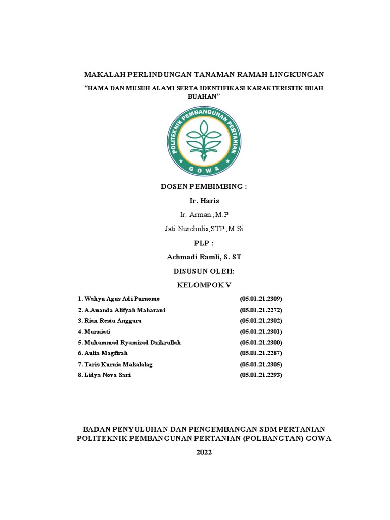 Makalah Tugas Pak Haris | PDF