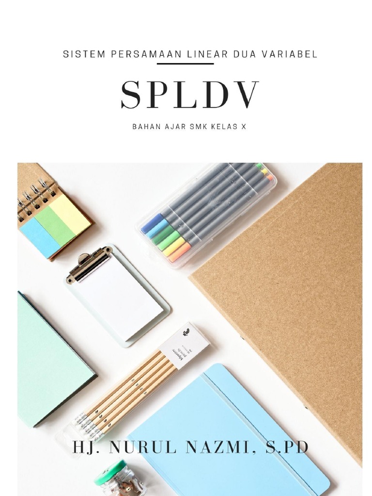 Modul SPLDV SMK YPT Banjarmasin | PDF