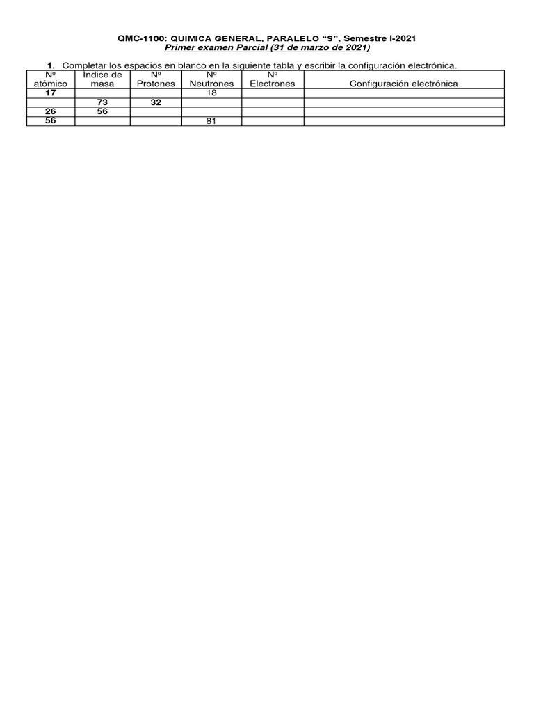 Primera Pregunta | PDF | Ciencia y matemáticas
