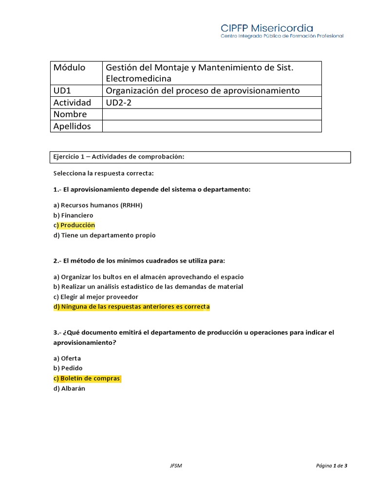 Act UD2-02 Comprobación | PDF | Obtención | Business