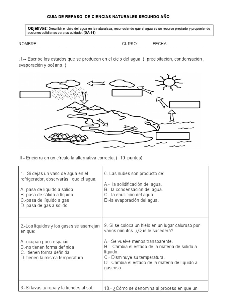 Evalucion Ciclo Del Agua | Descargar gratis PDF | Agua | Evaporación