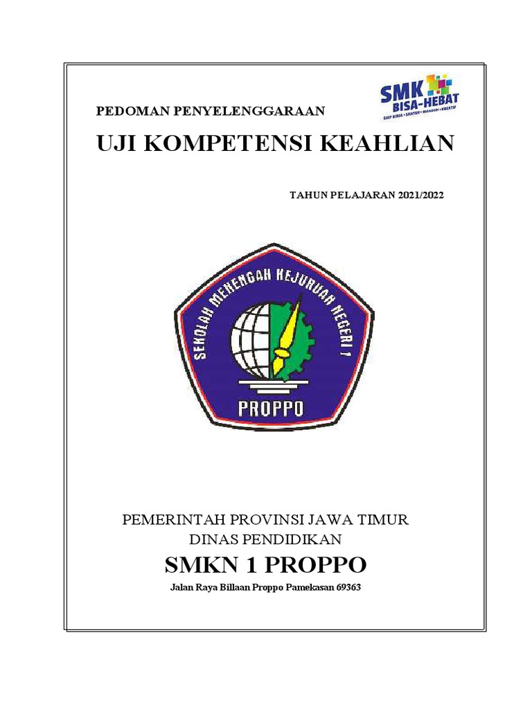 Juknis Ukk SMKN 1 Proppo | PDF | Bisnis | Teknologi & Rekayasa