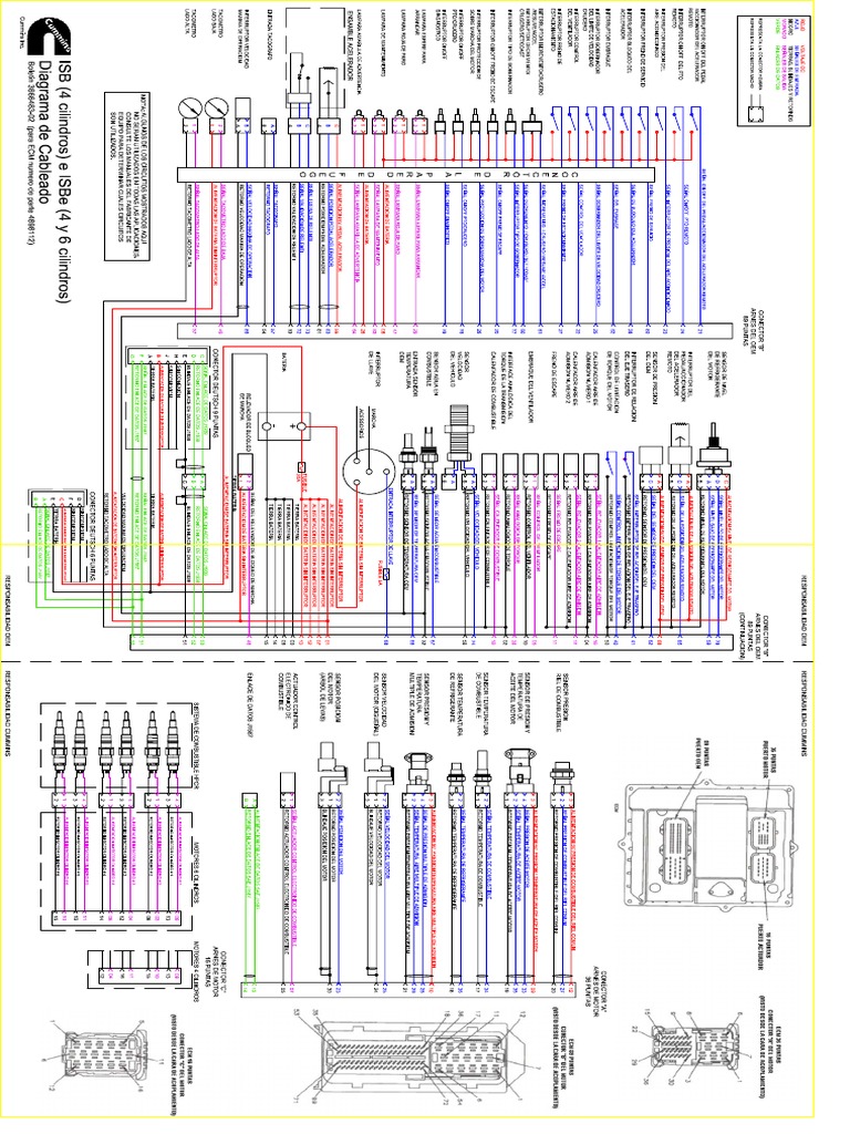 CUMMINS ISBe ISB 4 Cylinder Diagrama Ele | PDF