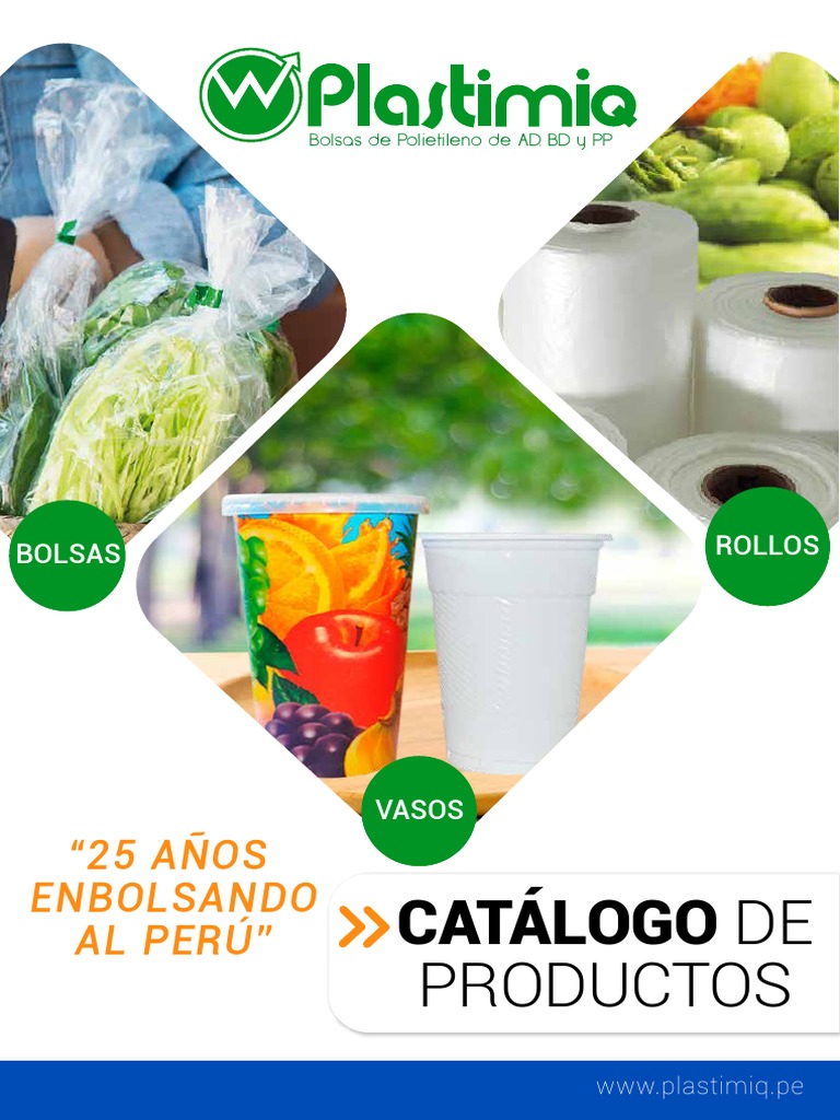 Catalogo Bolsas, Rollos Plastimiq 2021 | PDF | Verde | Amarillo