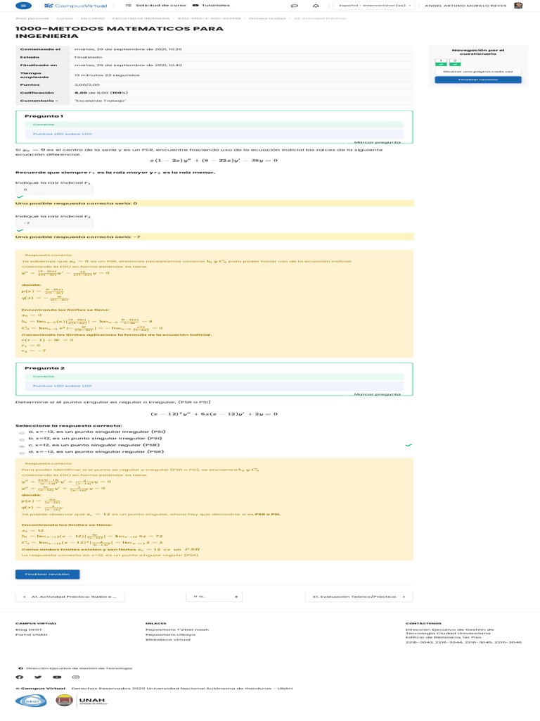A2. Actividad Práctica | PDF | Matemáticas