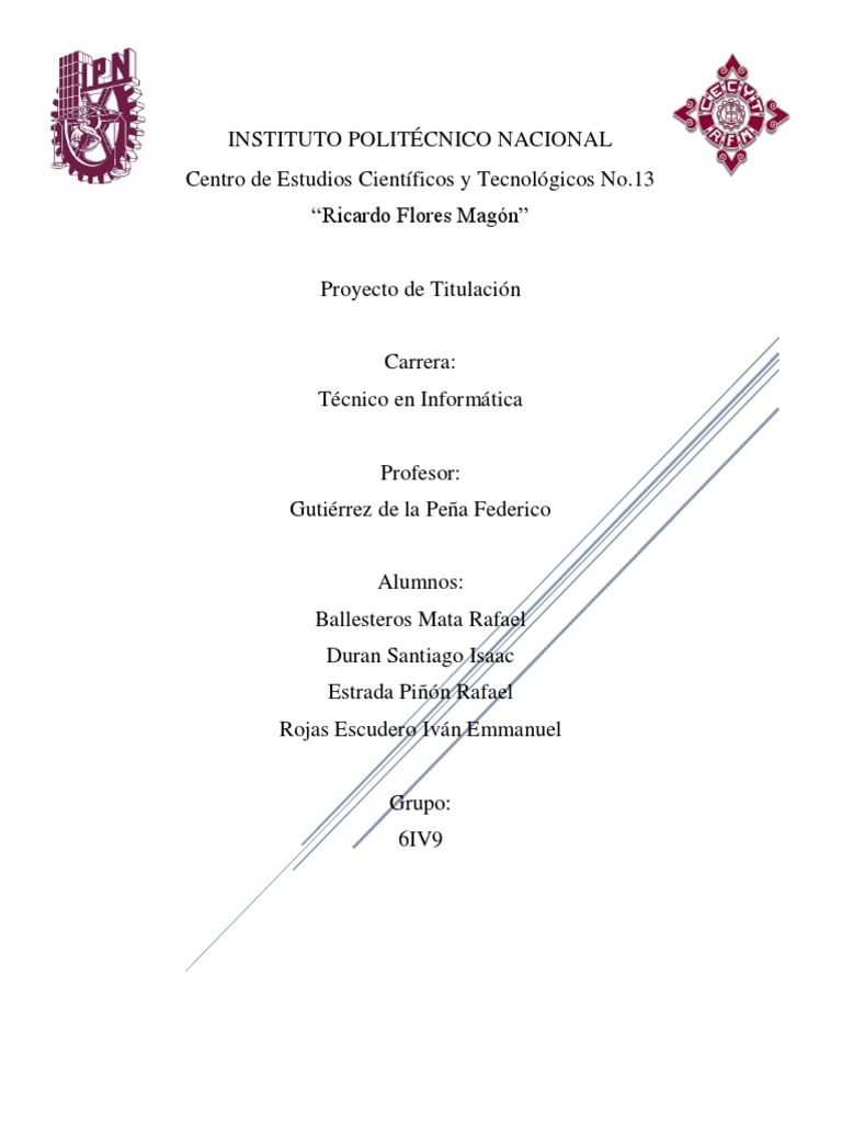 Proyecto de Titulación | PDF